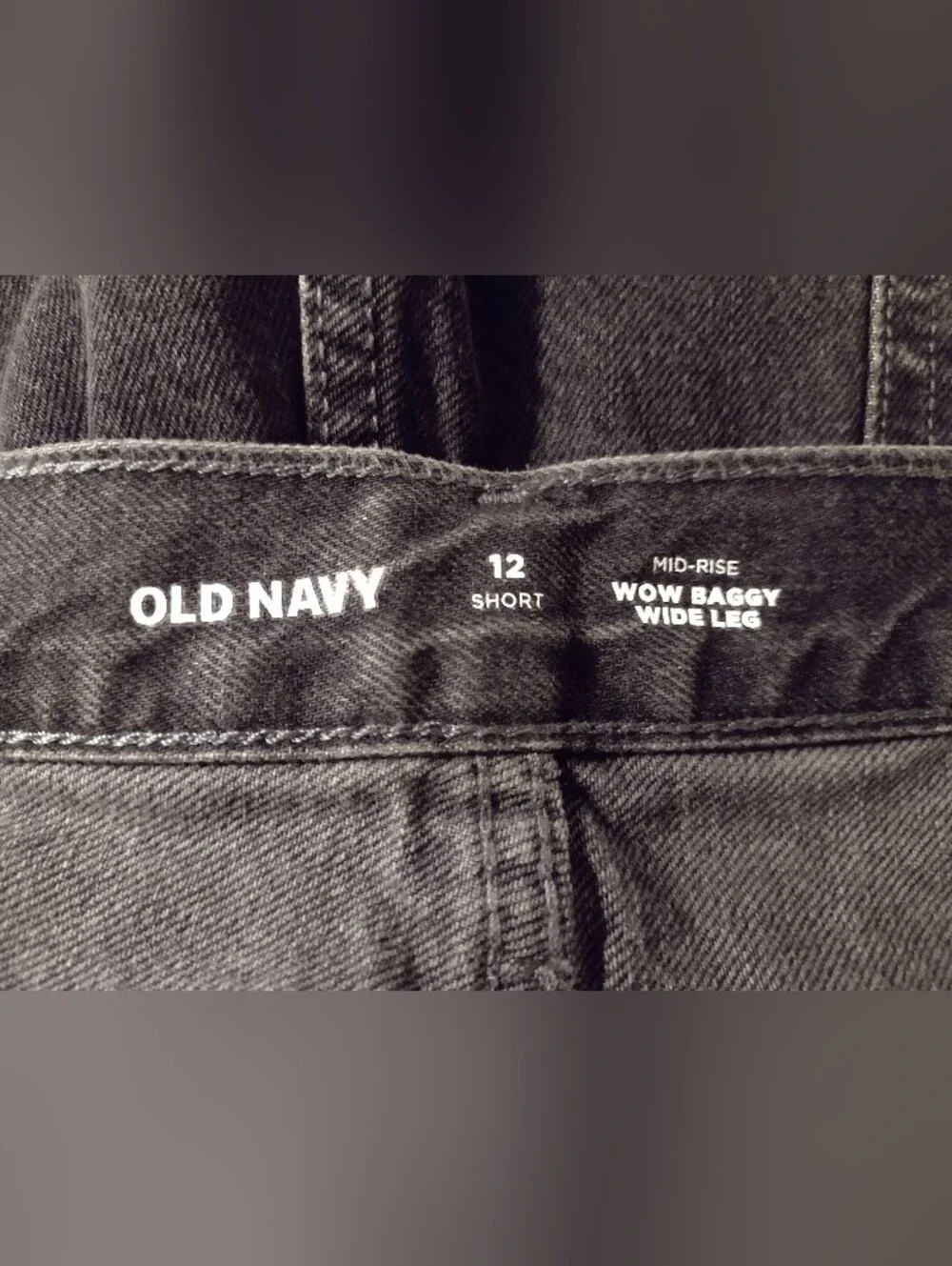 Old Navy | Jeans | Old Navy Womens Wow Baggy Wide Leg Jeans Black Sz 2 ...